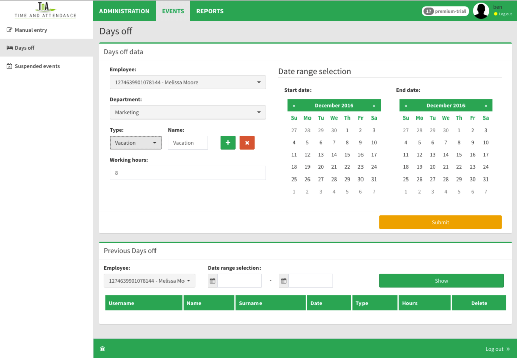 TnA | Time and Attendance Manual – TnA