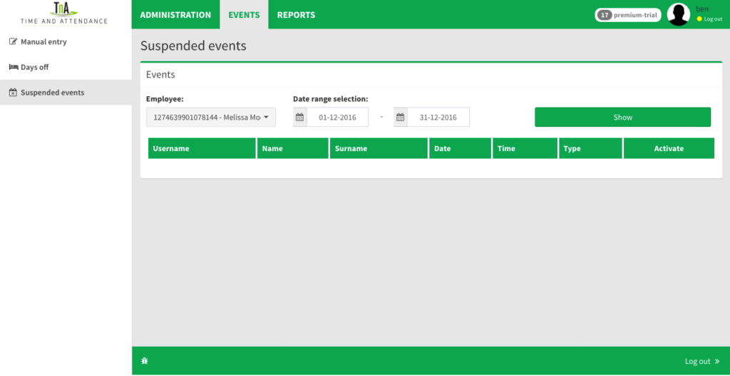 TnA | Time and Attendance Manual – TnA
